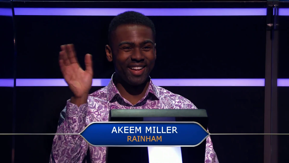 Akeem Miller | Who Wants To Be A Millionaire Wiki | Fandom
