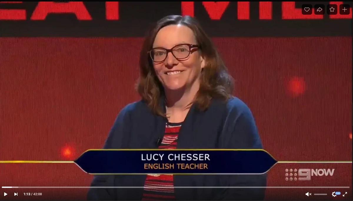 Lucy Chesser | Who Wants To Be A Millionaire Wiki | Fandom