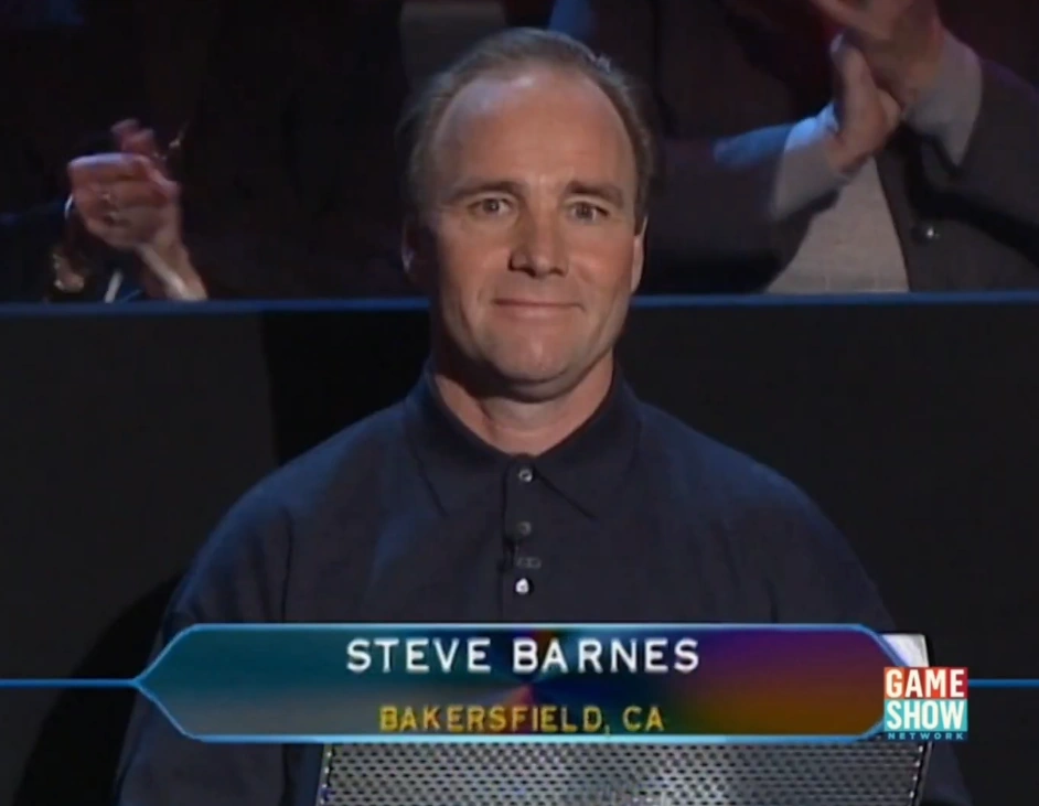 Steve Barnes | Who Wants To Be A Millionaire Wiki | Fandom
