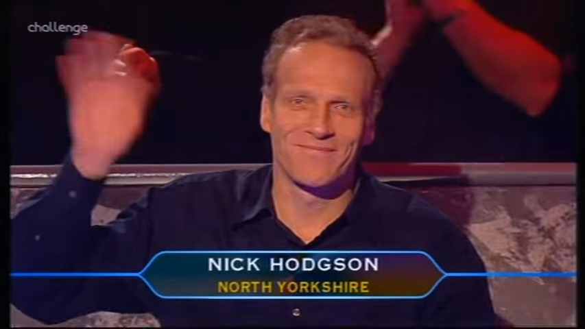 Nick Hodgson Who Wants To Be A Millionaire Wiki Fandom