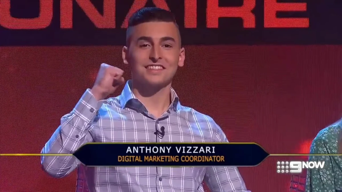 Anthony Vizzari | Who Wants To Be A Millionaire Wiki | Fandom