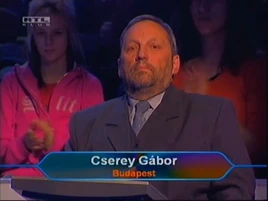 Gábor Cserey | Who Wants To Be A Millionaire Wiki | Fandom