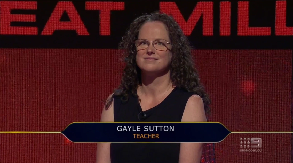 Gayle Sutton | Who Wants To Be A Millionaire Wiki | Fandom
