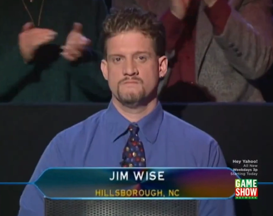 Jim Wise | Who Wants To Be A Millionaire Wiki | Fandom