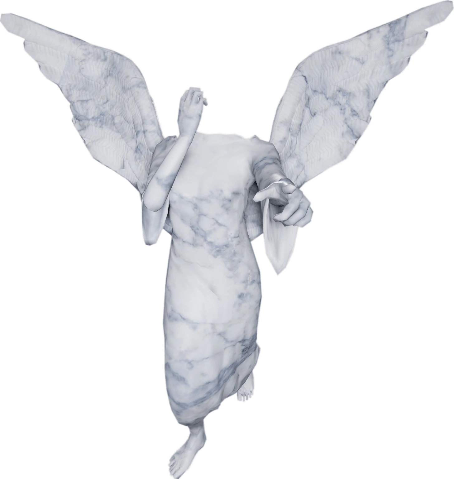 Headless Angel Statue