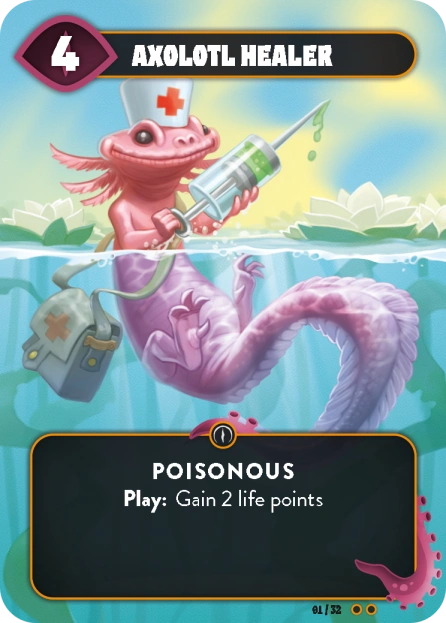 Axolotl Healer | Mindbug Wiki | Fandom