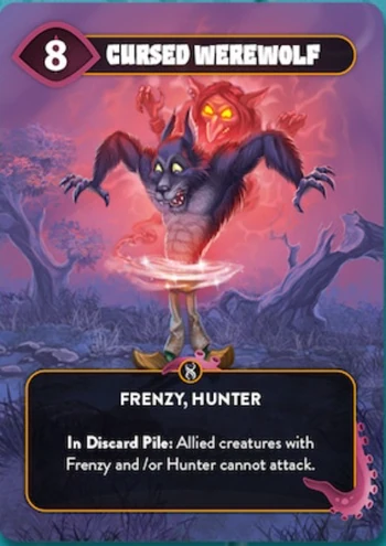 Cursed Werewolf | Mindbug Wiki | Fandom