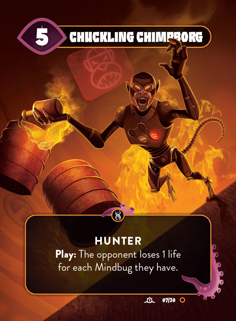 Chuckling Chimpborg | Mindbug Wiki | Fandom