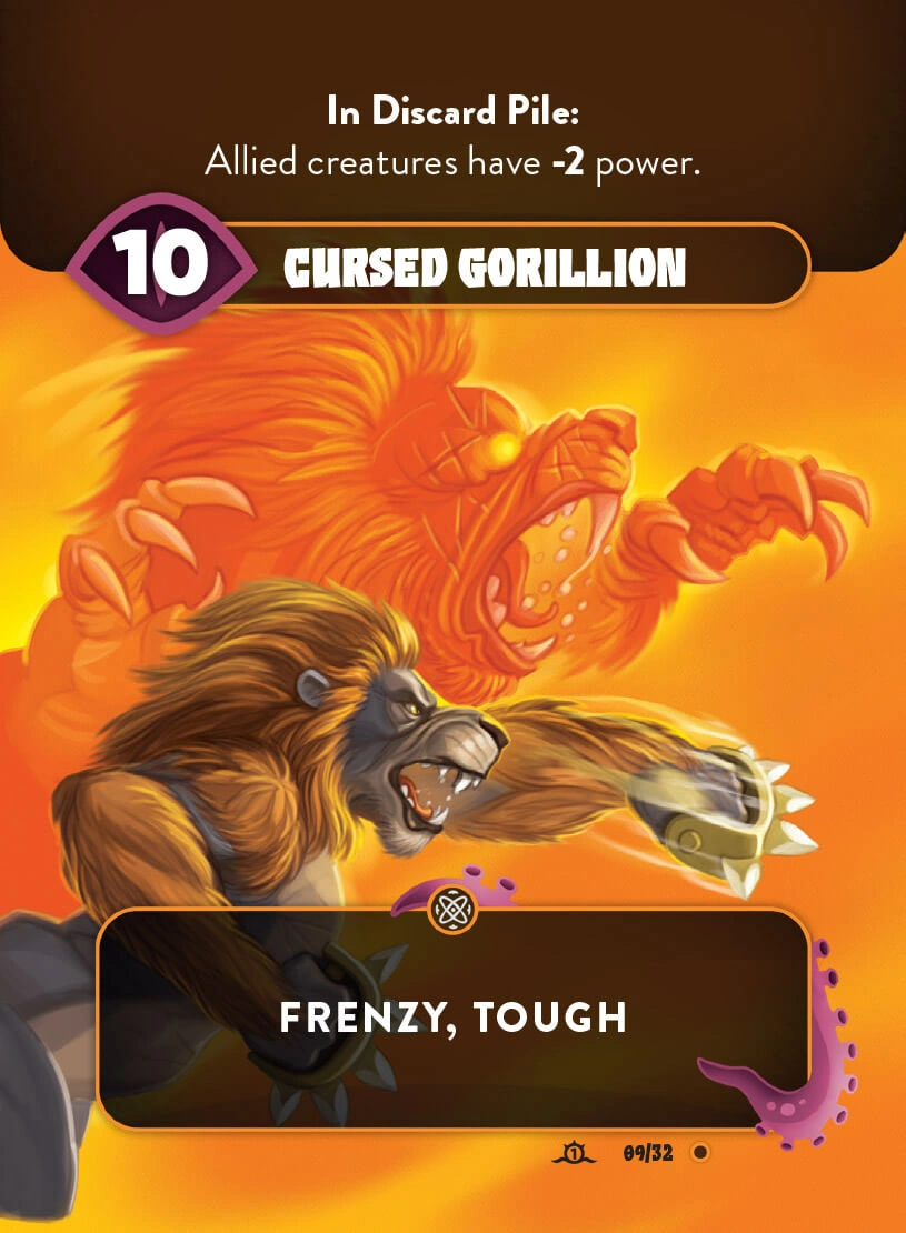 Cursed Gorillion | Mindbug Wiki | Fandom
