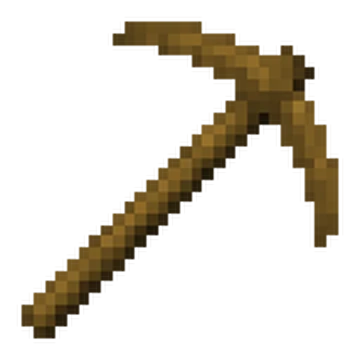 Minecraft Wooden Pickaxe