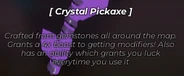 Crystal Pickaxe | Mine Wiki | Fandom