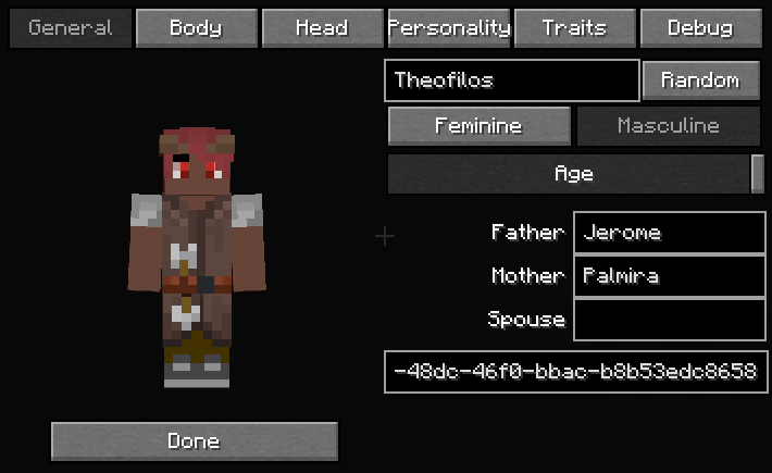 Villager Editor | Minecraft Comes Alive Reborn Wiki | Fandom