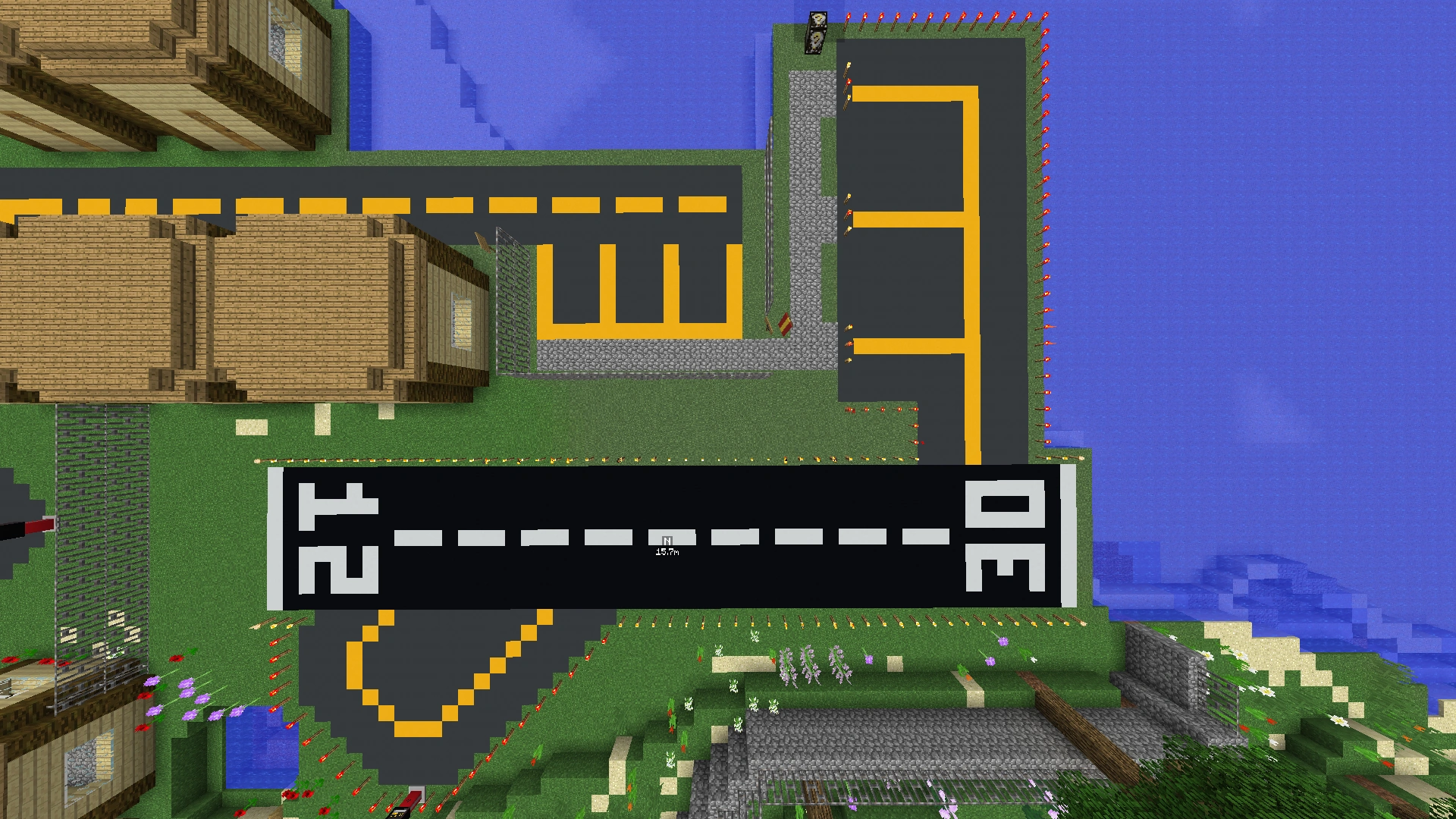 Minecraft Airport Runway Map