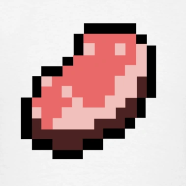 Minecraft Cooked Porkchop Pixel Art