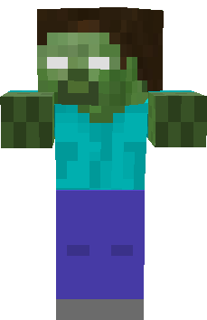 Herobrine Zombie De Minecraft