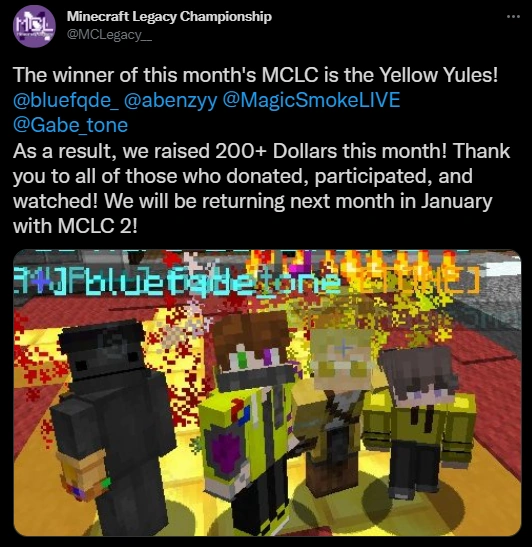 MCl 1 | Minecraft Legacy Championship (MCL) Wiki | Fandom