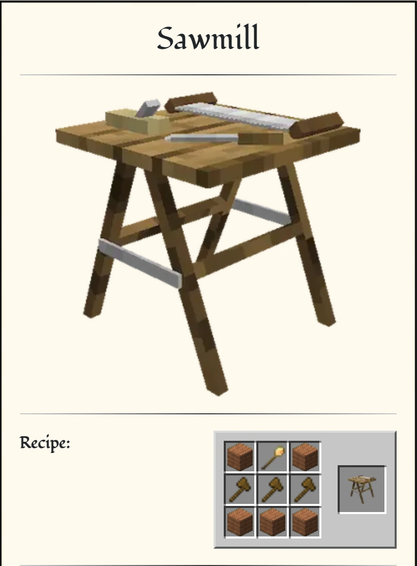 Buildings/sawmill | Minecraft Magic Dungeons Wiki | Fandom
