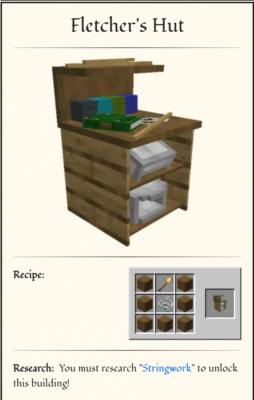 Buildings/fletcher | Minecraft Magic Dungeons Wiki | Fandom