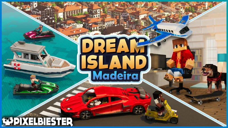 Dream Island - Madeira | Minecraft Marketplace Adventures Wiki | Fandom