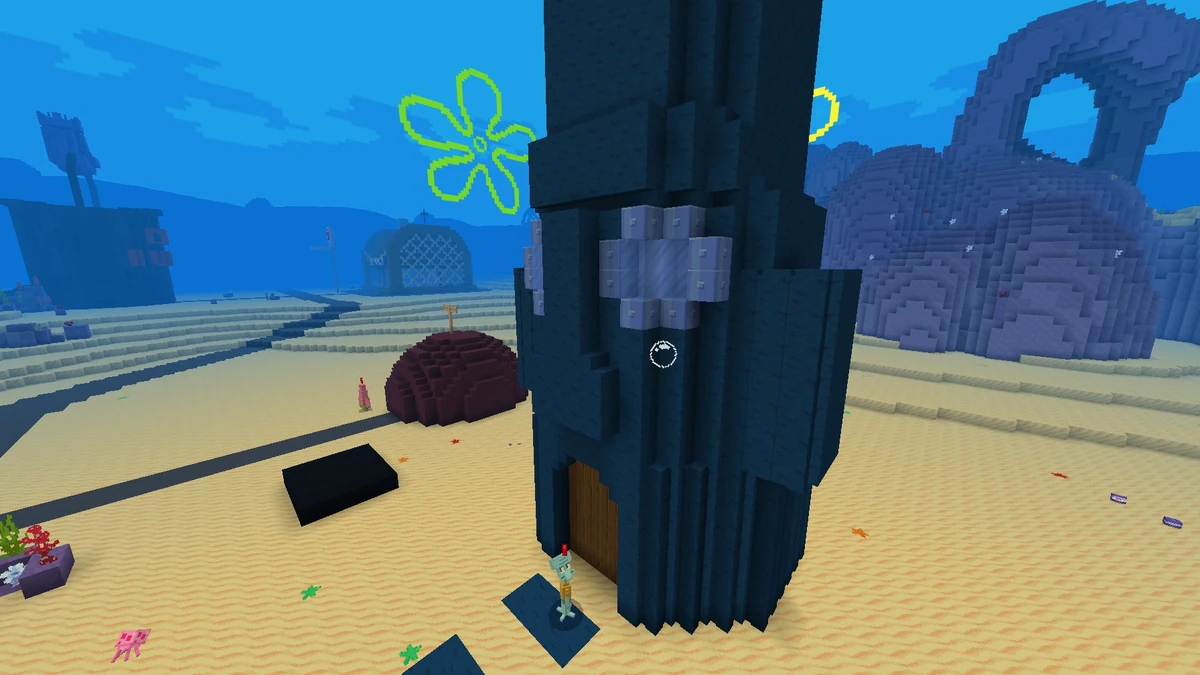 Squidward's House | Minecraft Marketplace Spongebob Wiki | Fandom