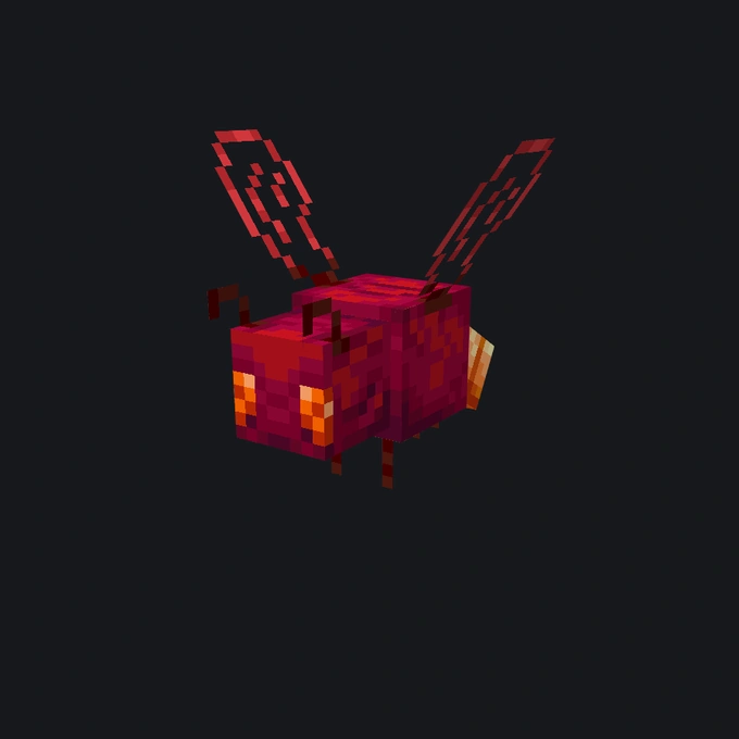 Crimson Wasp | Minecraft Mobs Wiki | Fandom