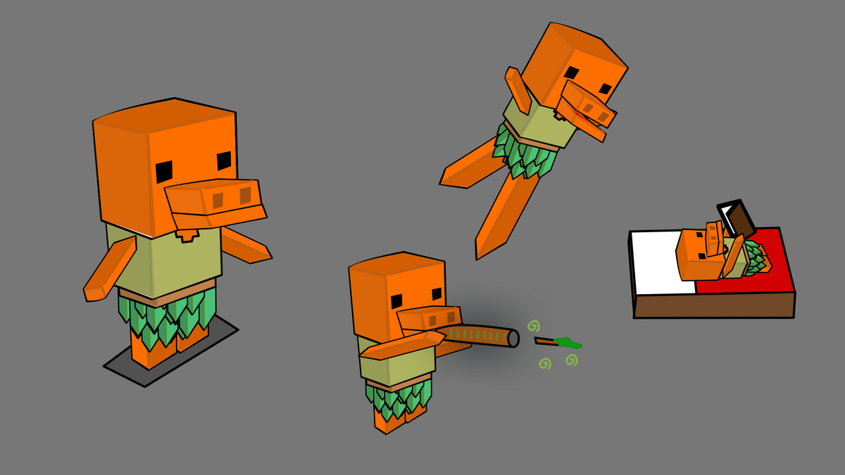Junglin Minecraft Mobs Wiki Fandom