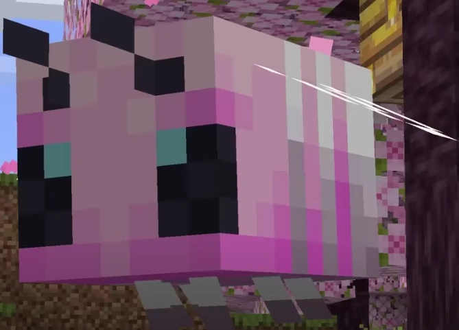 Cherry Grove Bee | Minecraft Mobs Wiki | Fandom