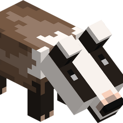 Minecraft Cow Face 250x250