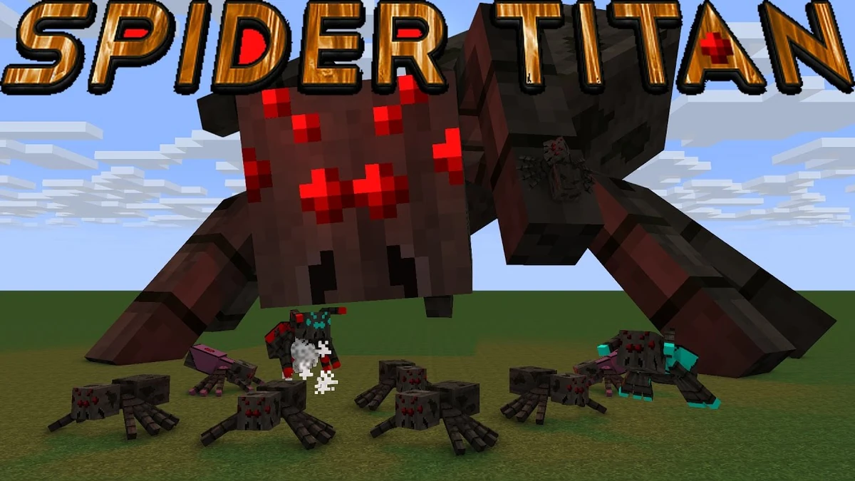 Spider titan | Minecraft Mobs Wiki | Fandom