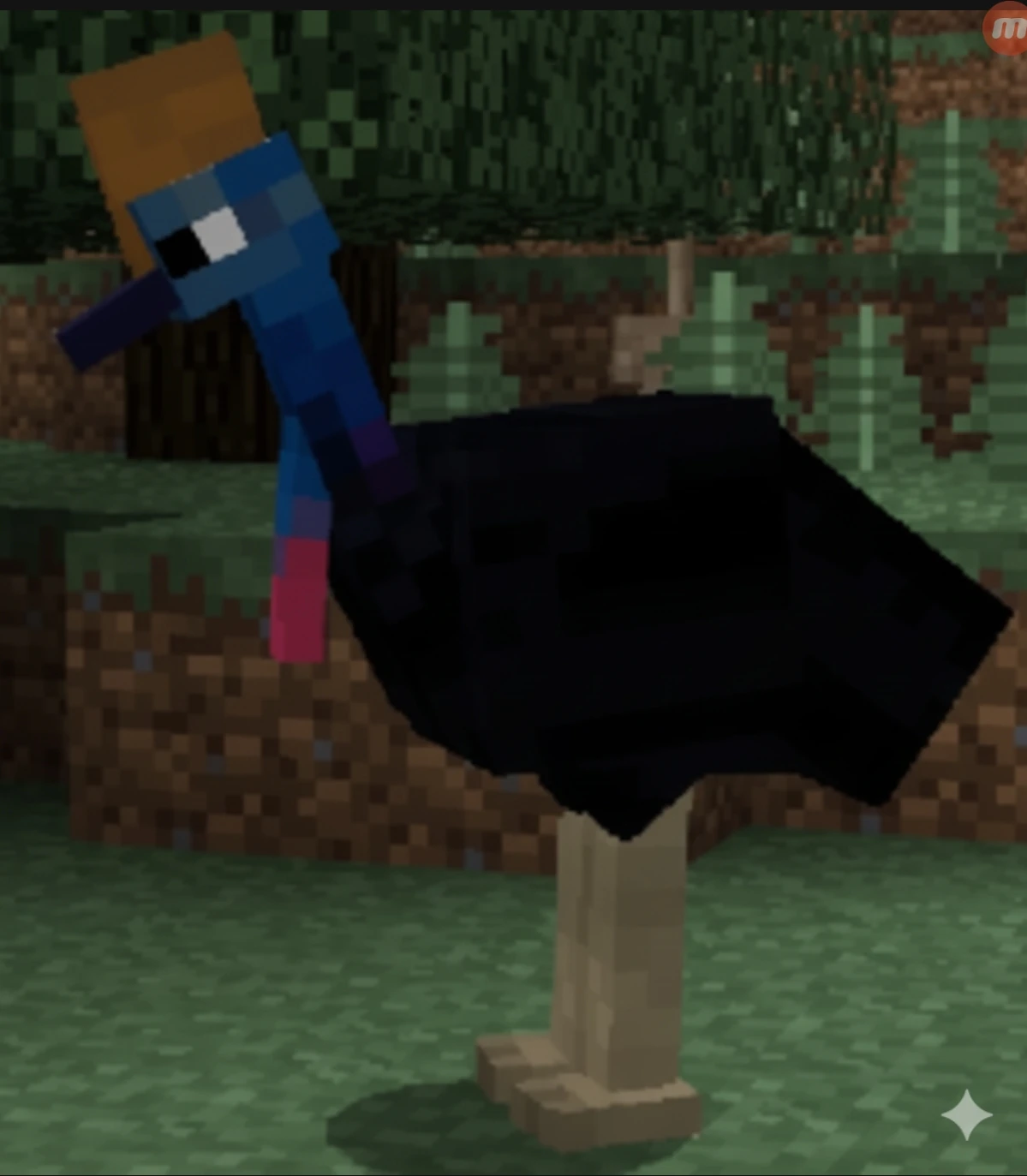 Northern Cassowary | Minecraft Mobs Wiki | Fandom