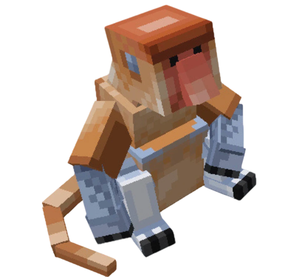 Proboscis Monkey | Minecraft Mobs Wiki | Fandom