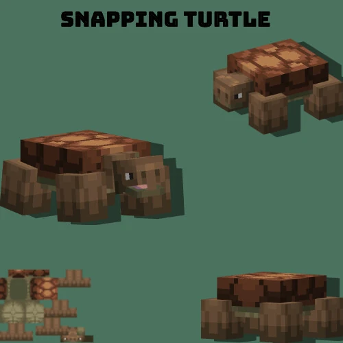 Snapping Turtle | Minecraft Mobs Wiki | Fandom