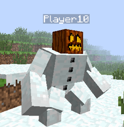 Mutant Snow Golem Minecraft
