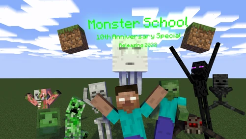 Monster School: 10th Anniversary Special | Minecraft Monster School ...