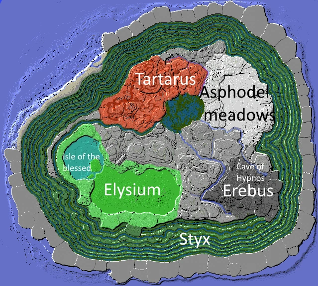 The Underworld Of Hades Map