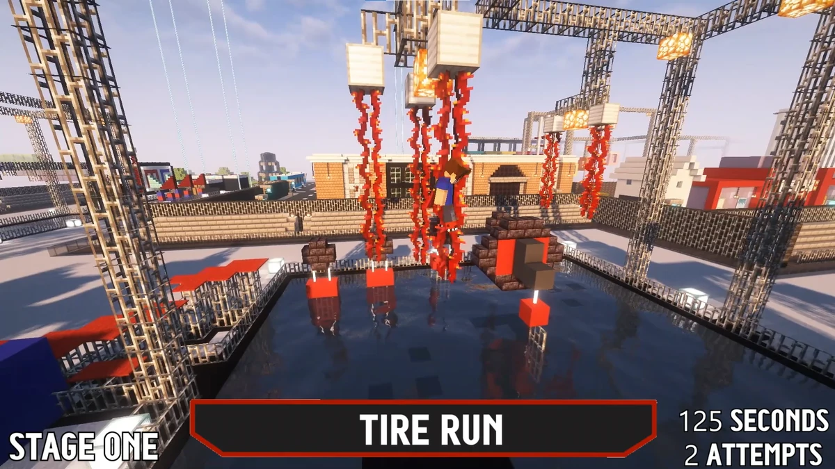 Tire Run | Minecraft Ninja Warrior Wiki | Fandom