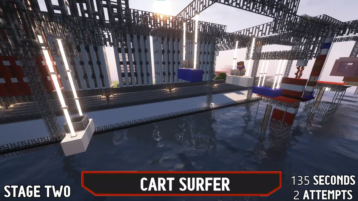 Cart Surfer | Minecraft Ninja Warrior Wiki | Fandom