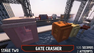 Gate Crasher | Minecraft Ninja Warrior Wiki | Fandom