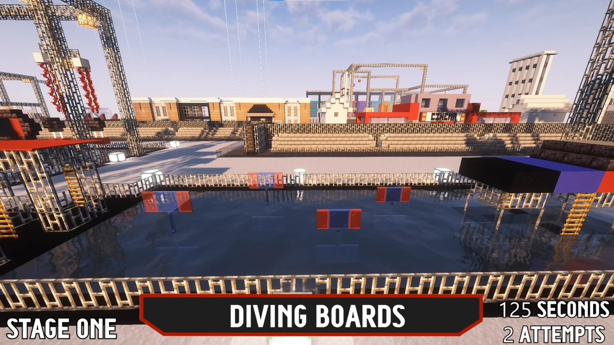 Diving Boards | Minecraft Ninja Warrior Wiki | Fandom