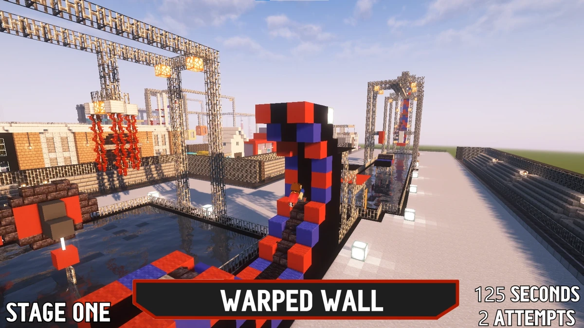 Warped Wall | Minecraft Ninja Warrior Wiki | Fandom