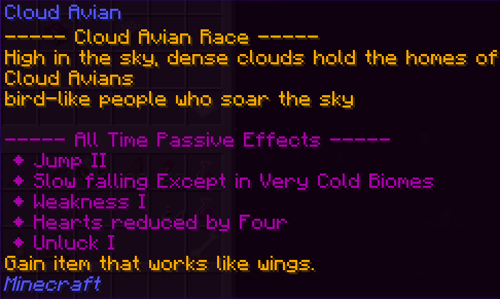 Avian | Minecraft Oracle RP Wiki | Fandom