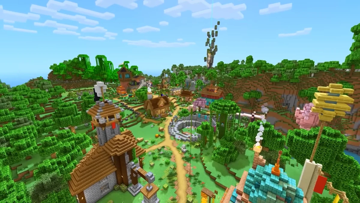 Spawn Town | Minecraft SOS Wiki | Fandom