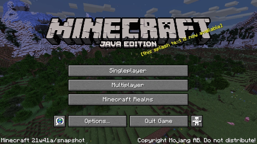 Java Edition 21w41a | Minecraft Thai - เว็บความรู้ Minecraft สำหรับชาว ...
