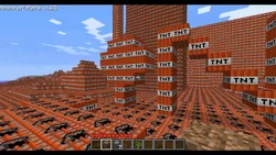 Minecraft Tnt City Explosion