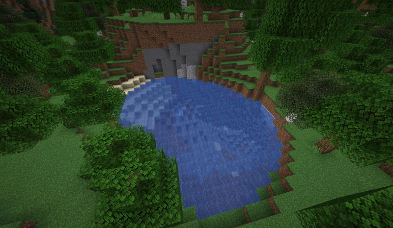 Underground Lake Minecraft