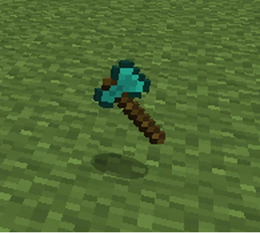 Minecraft Diamond Axe Png