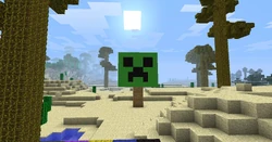 Creeper Face Minecraft Wool