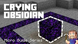 Minecraft Crying Obsidian Texture