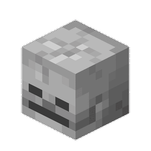 Skeleton Head Minecraft