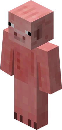 Zombie Pigman Minecraft Face